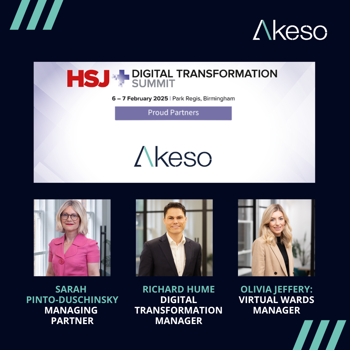 Akeso are attending the HSJ Digital Transformation Summit - Akeso